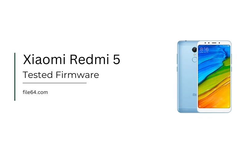 Redmi 5 rosy global Firmware Flash File | file64